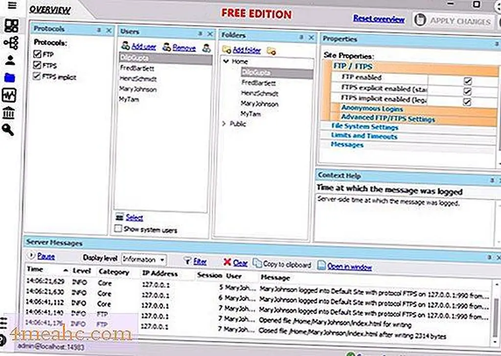 7 лучших бесплатных FTP-серверов