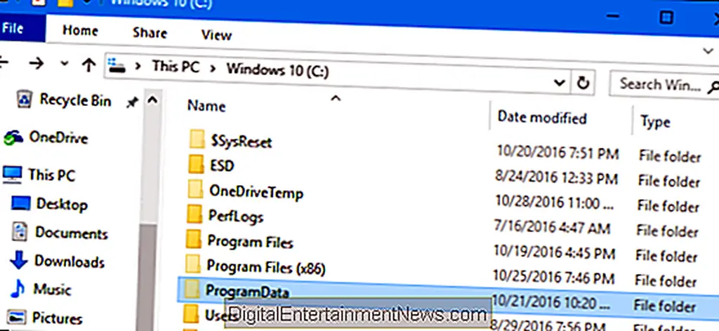Что такое папка ProgramData в Windows?