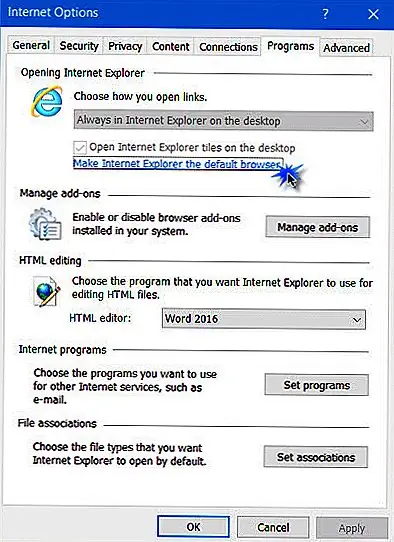 Как установить браузер по умолчанию: Chrome, Firefox, IE, Edge на ПК с Windows